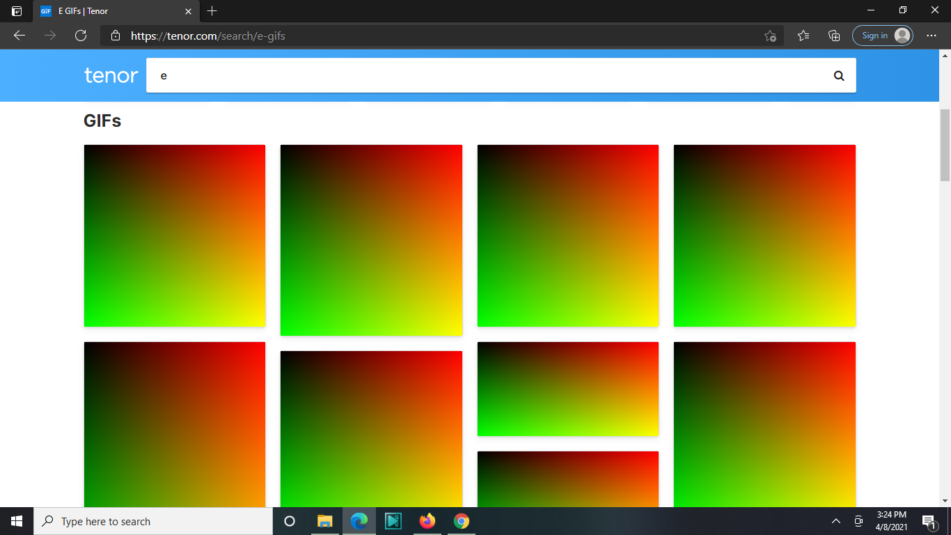 Microsoft Edge not loading gifs - Microsoft Q&A