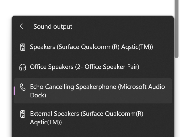 Volume buttons on Microsoft Audio Dock don't control volume on my ...