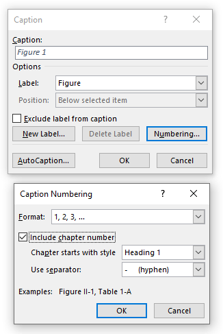 Changing Caption Style for the Custom Heading - Microsoft Q&A