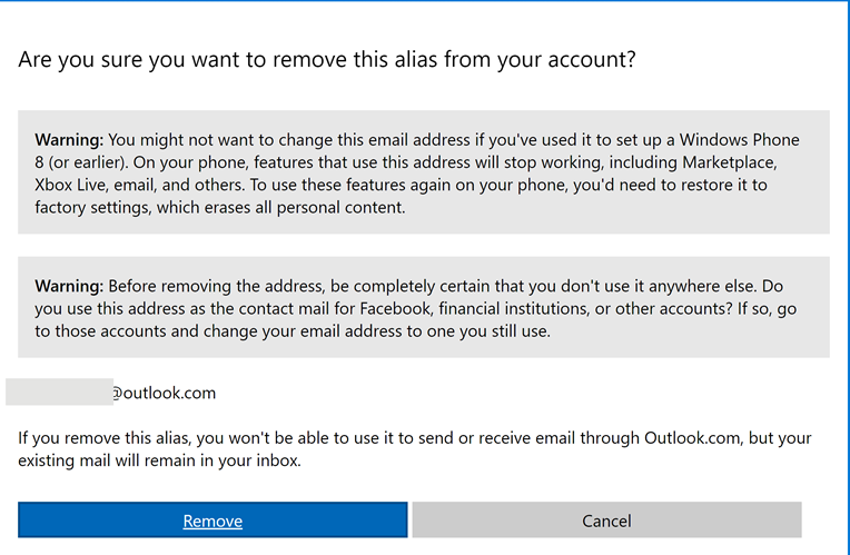 I inadvertently changed the name of my HOTMAIL account to a different ...