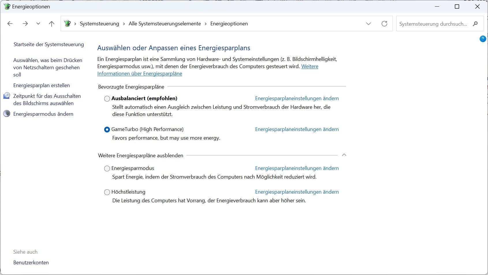WIndows 11 Power Plan - Microsoft Q&A