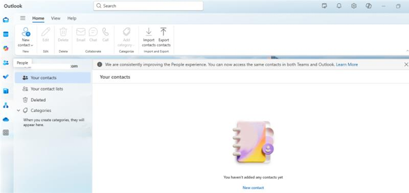 Just bought a new laptop and seems the address book has been deleted ...