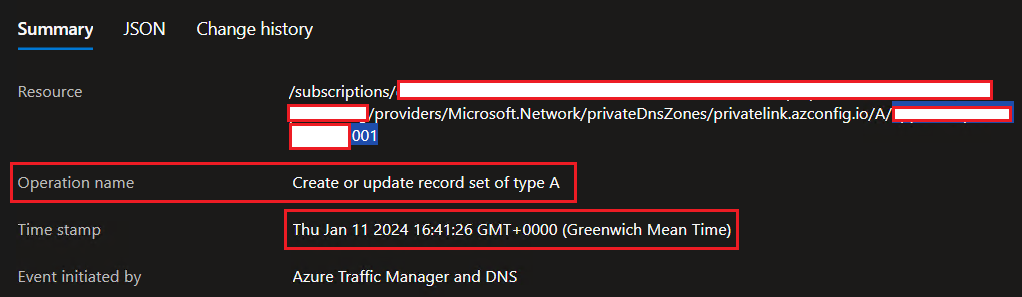 App Config Private DNS Zone getting deleted automatically by "Azure Traffic Manager and DNS ...