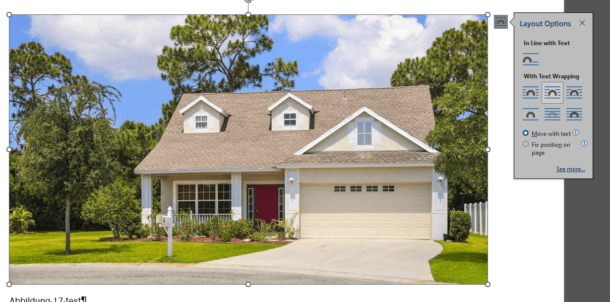 why is my image caption a textbox and not a shape? how can I change it ...