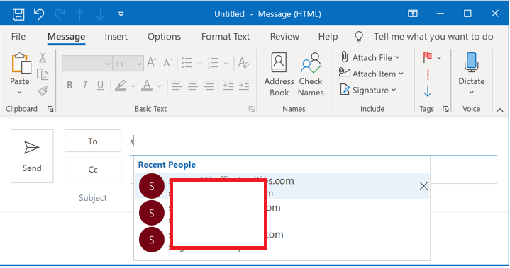 Populate Drop-Down Options in Outlook's From Field - Microsoft Q&A
