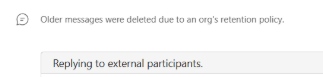 Teams Meeting Chat missing with external participants - Microsoft Q&A