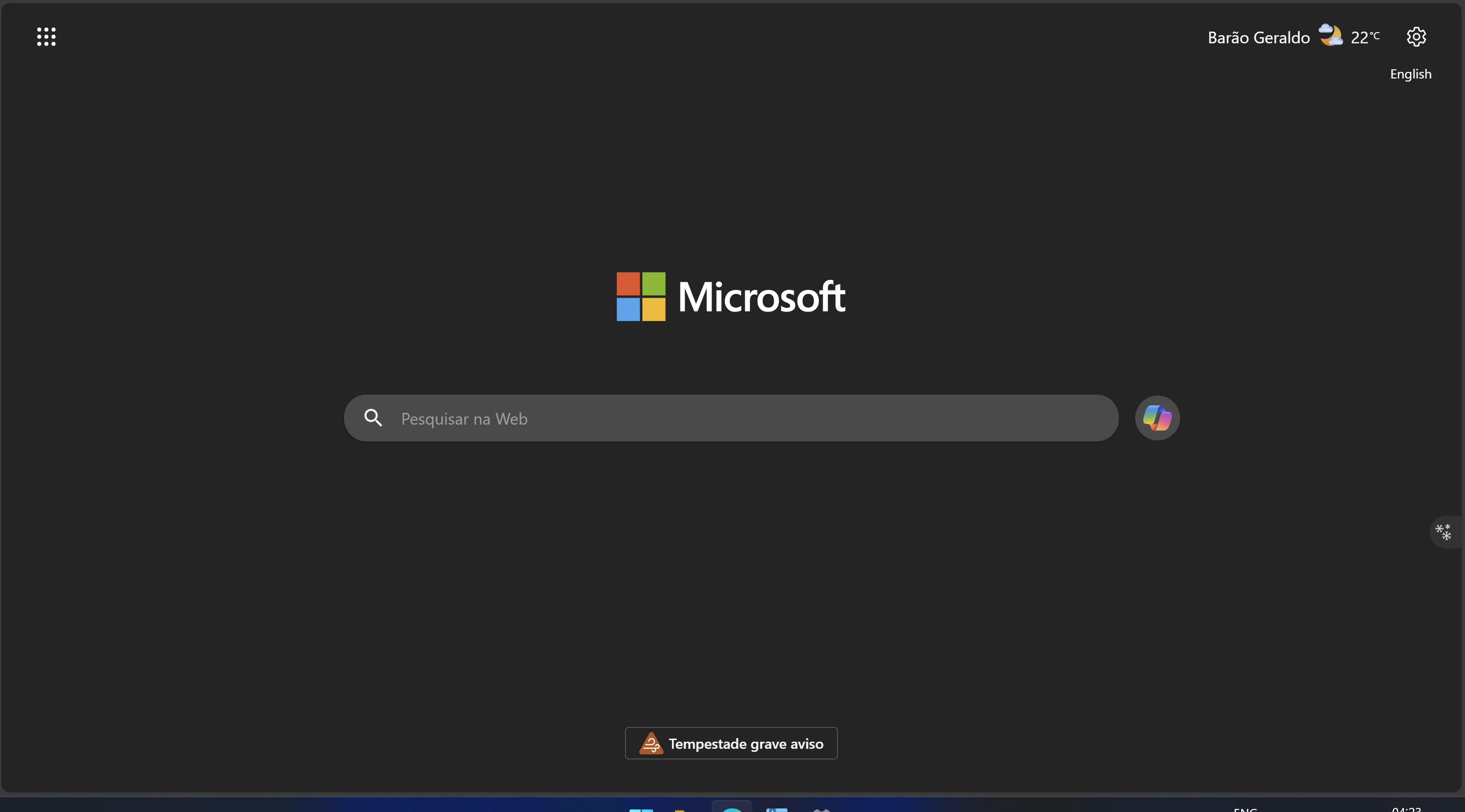 My microsoft edge keeps randomly adding this shadow overlay to the default background ...