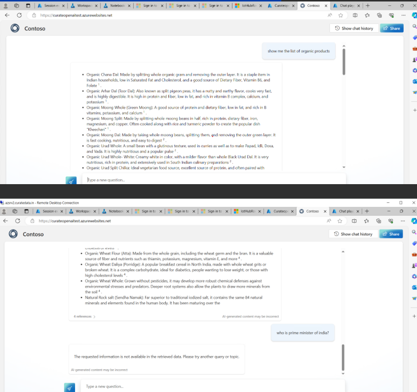 Integrating Custom Data into Azure OpenAI Chatbot. - Microsoft Q&A