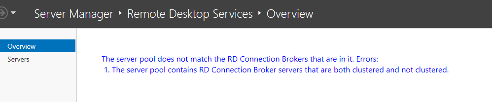High Availability Connection Broker killed RDS Install - Microsoft Q&A