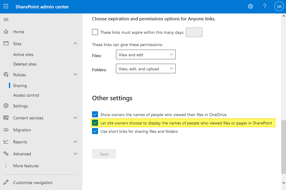Is there a feature to run a report to see who has viewed or accessed files on a SharePoint site ...