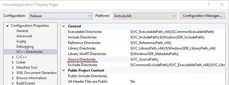 Unresolved external symbol error when using multiple directories with ... Unresolved external symbol error when using multiple directories with ...