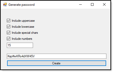 c# password genrator - Microsoft Q&A