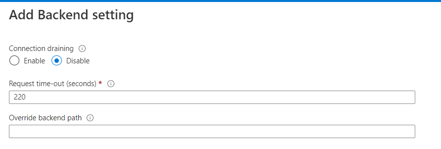 Getting gateway timeout in Azure application gateway - Microsoft Q&A Getting gateway timeout in Azure application gateway - Microsoft Q&A