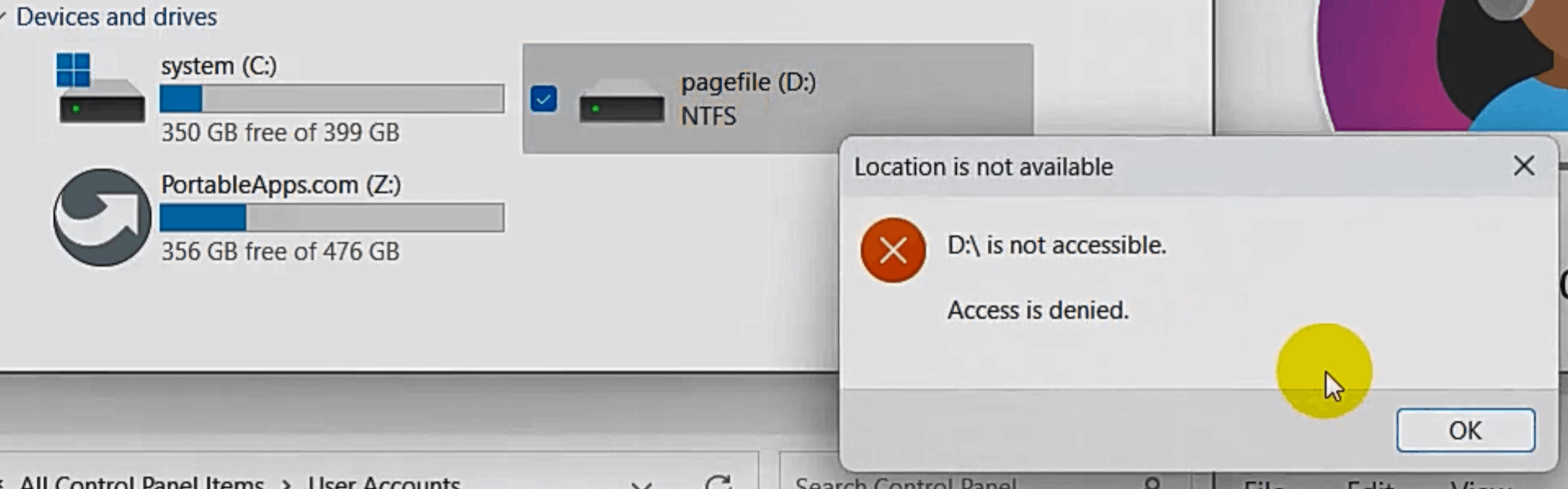 how to fully deny access of local drive to specific users via drive ...