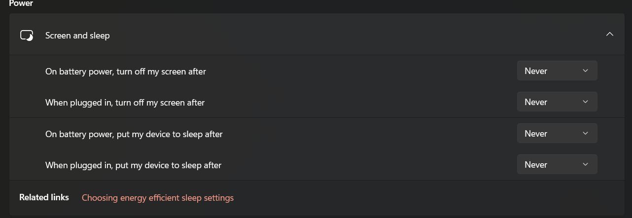why does my computer turn to sleep when screensaver and other settings ...