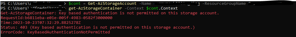 New-AzStorageContext vs Get-AzStorageAccount when getting blob ... New-AzStorageContext vs Get-AzStorageAccount when getting blob ...