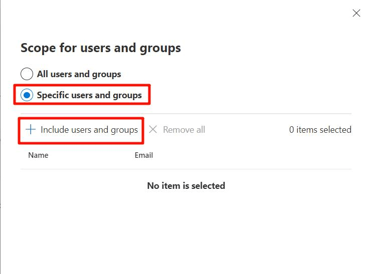 How to exclude set of users from the Sensitivity Label policy where the policy is scope to All ...