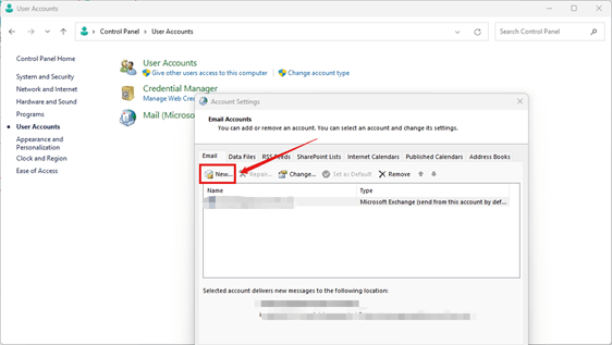 Outlook new account setup does not allow me to modify my user neme fron ...