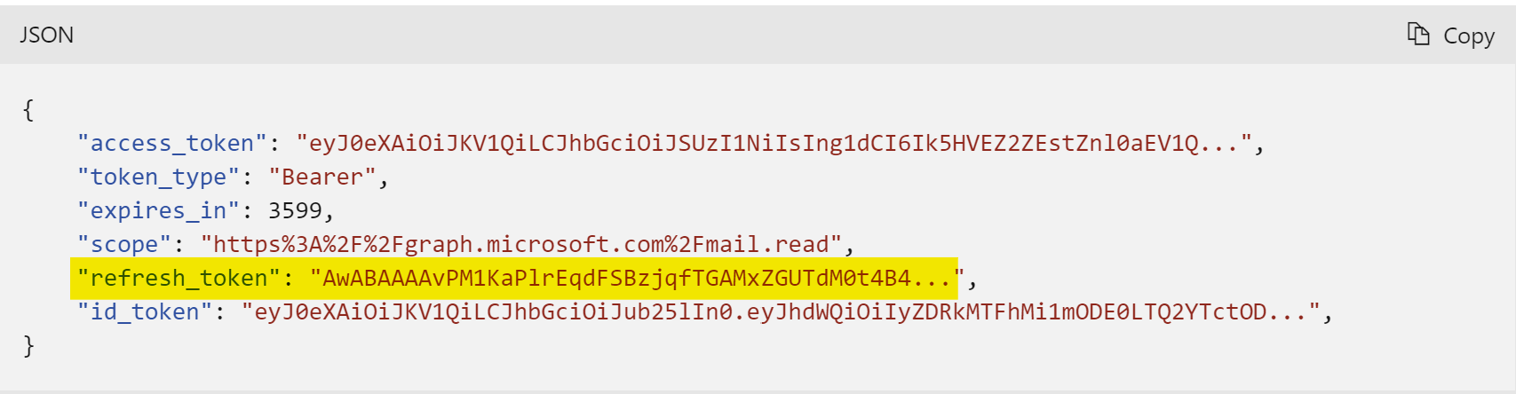 Is it possible for Microsoft Identity to issue access and refresh tokens for Azure DevOps ...