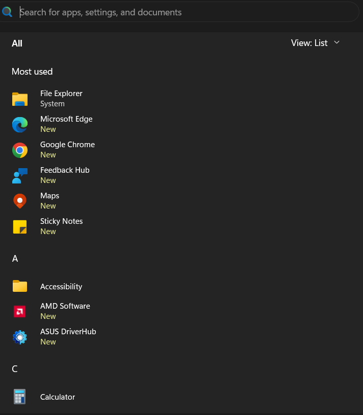 Empty Folder Pinned to Start - Microsoft Q&A