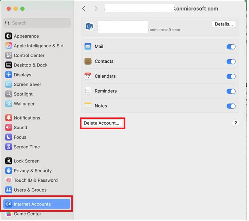How can I delete a school account from my Mac and my iphone - Microsoft Q&A