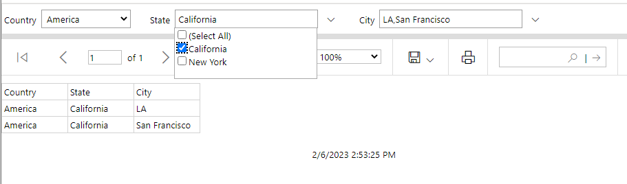 can we use the same filters to create cascade parameters and individual parameters in SSRS ...