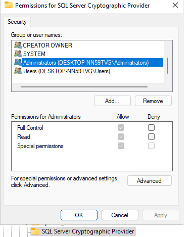 Trying TDE CMK with Azure key vault - Microsoft Q&A