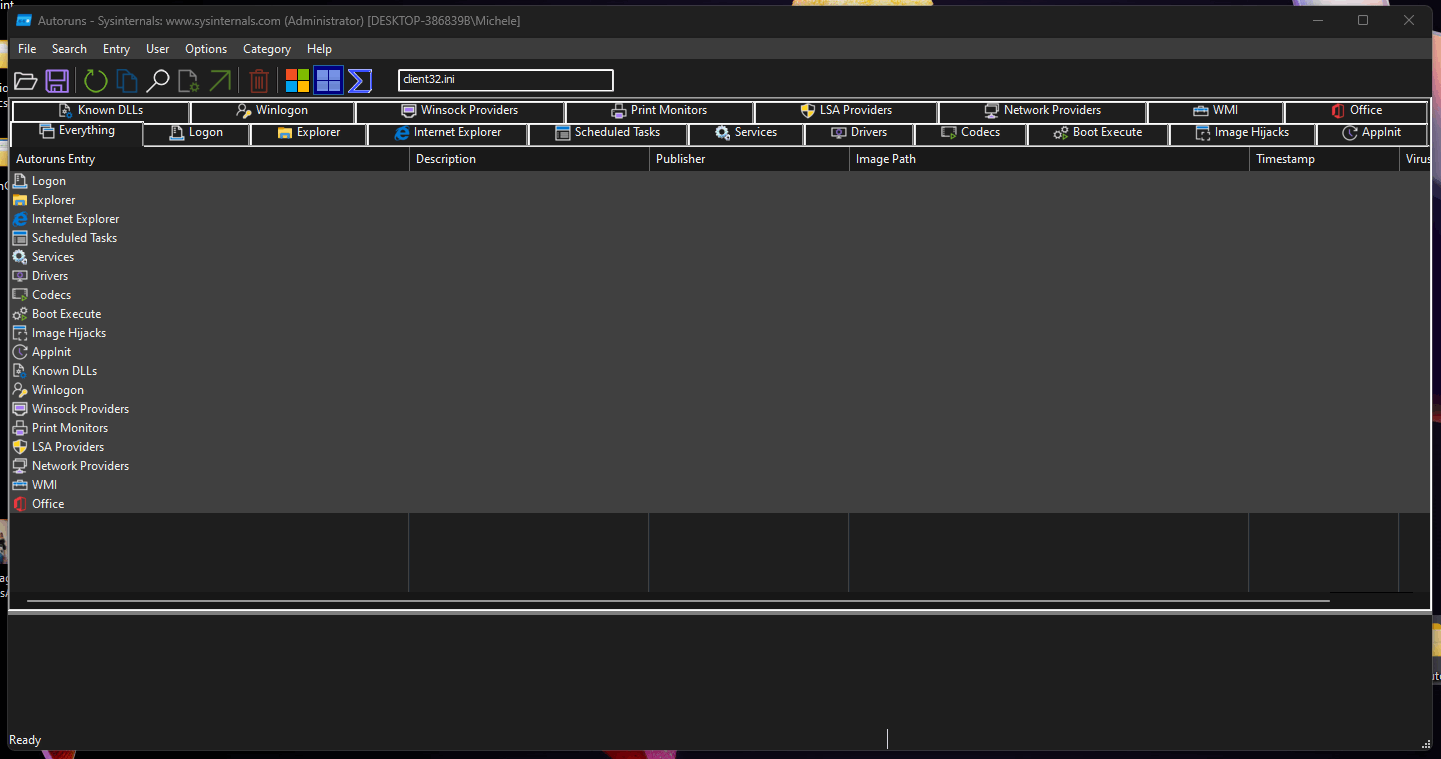Cannot read file c:\windows\system32\client32.ini (80). please check this file exists and is ...