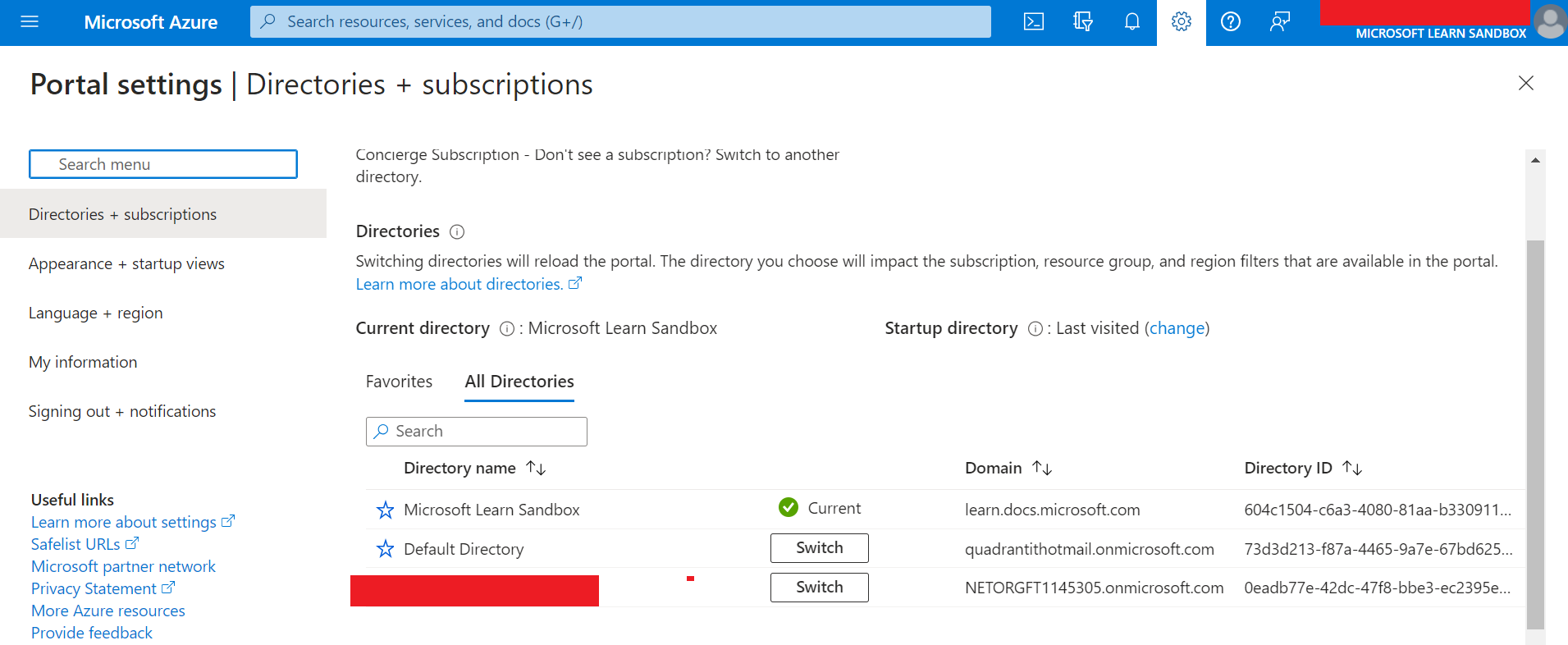 Unable to open Learn Sandbox owing to company firewall how to switch to company subscription ...