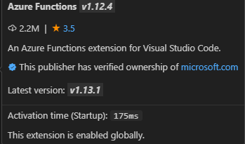Error while deploying a Function on Azure through Visual Studio Code - Microsoft Q&A