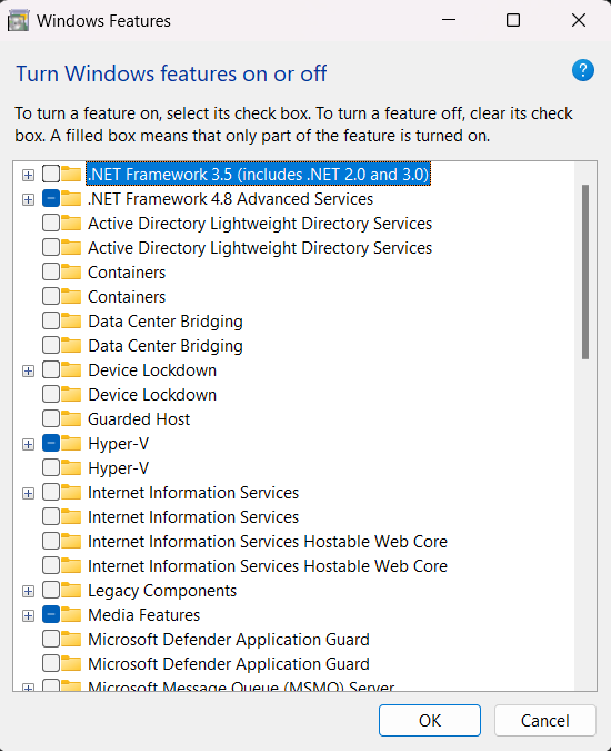Windows Features appear duplicated, WSL 2 stops working - Microsoft Q&A