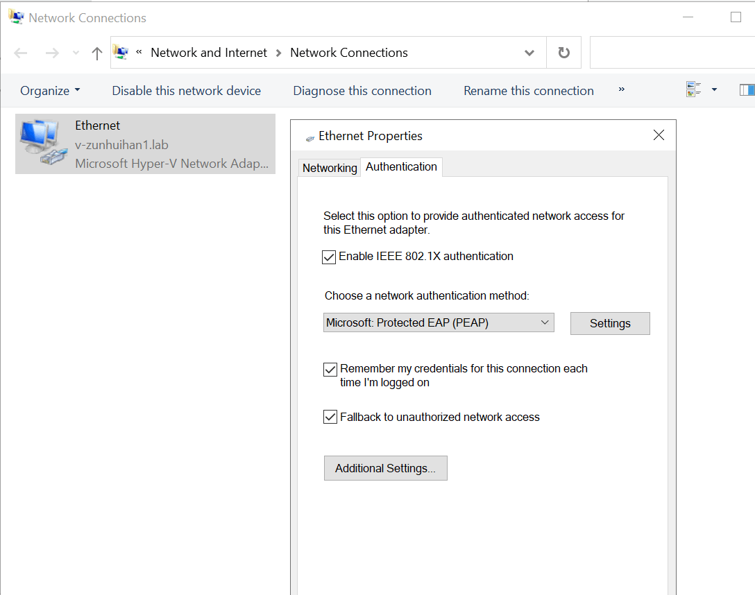 Where to configure 802.1x and TTLS Property in Windows 11 24H2? - Microsoft Q&A