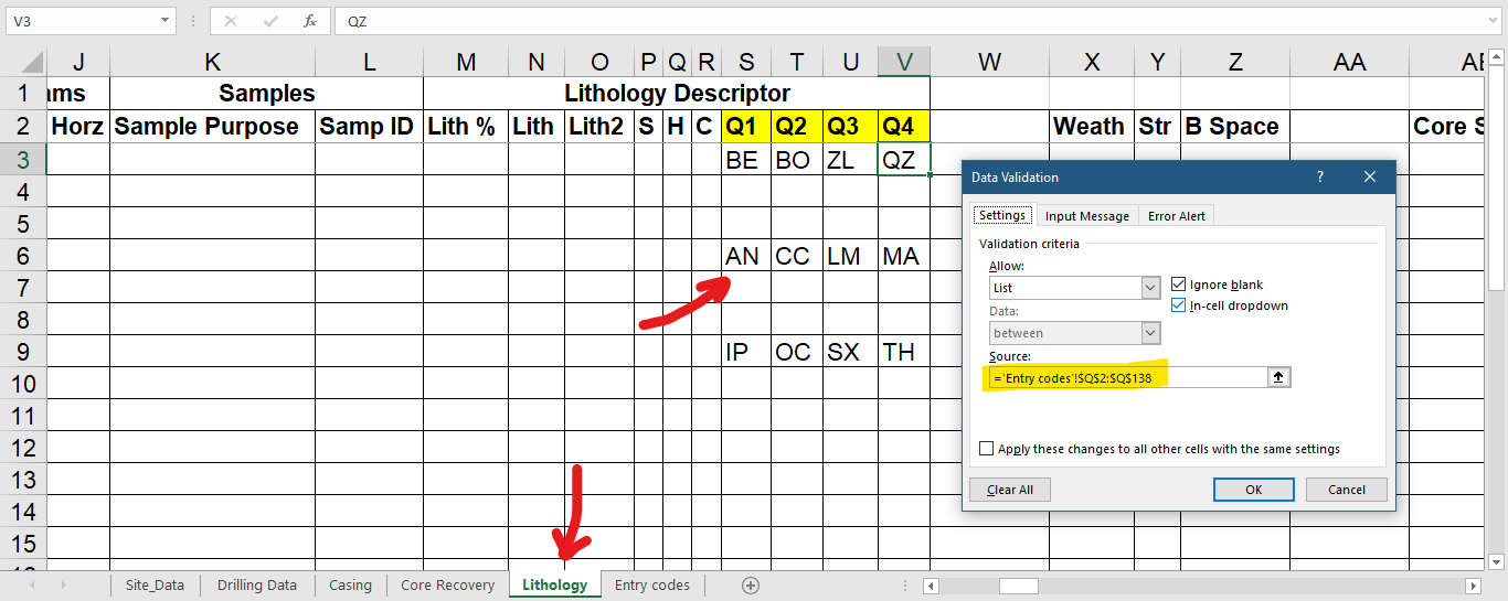Im Getting The This Value Doesnt Match The Data Validation Restrictions Defined For This Cell