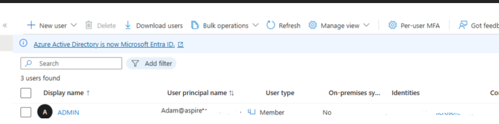 Active User Issues - Microsoft Q&A