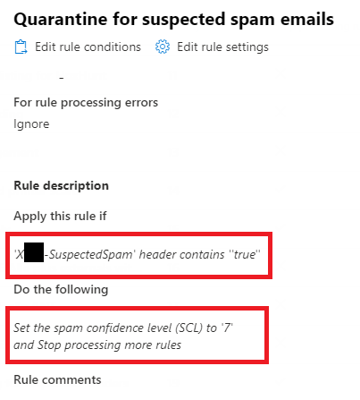 Mails are landing into quarantine even after creating bypass spam rule. - Microsoft Q&A