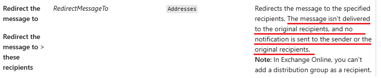 Query on Transport rule - Microsoft Q&A