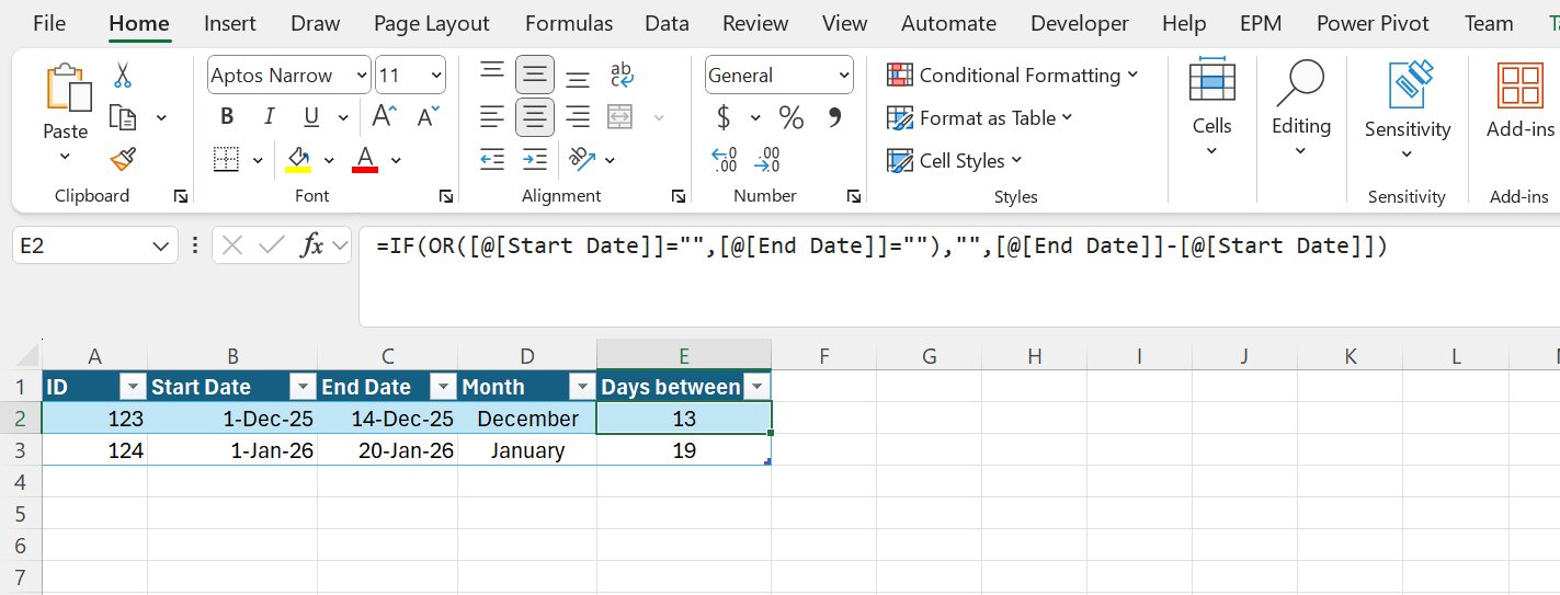 Automatically repeat formula based on counting the number of rows of ...