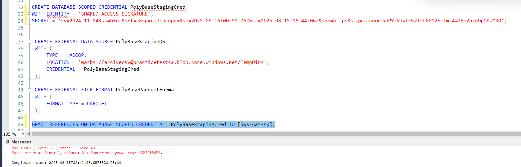 Permission Error in Databricks When Using TempDir to Read/Write from Synapse Dedicated SQL Pool ...