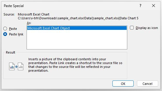 How do I refresh the data in a PowerPoint bar chart that is linked to an Excel chart - Microsoft Q&A