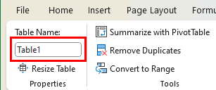 Table renaming - Microsoft Q&A