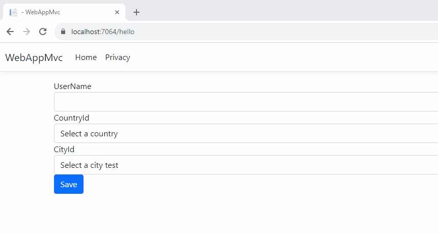 How to Validate Cascading Selectlist - Microsoft Q&A