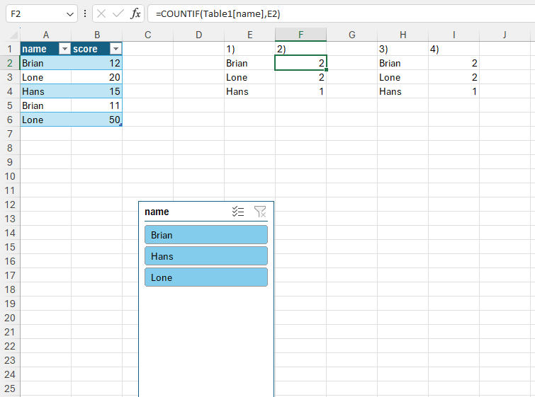 Slicer issue in combination with Dynamic array - Microsoft Q&A