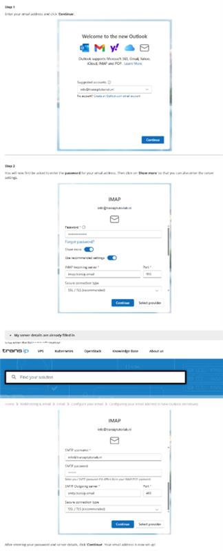 When connecting my work mail to Outlook, I only get mails related to ...