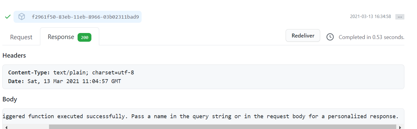 WebHook testing with GitHub - Microsoft Q&A WebHook testing with GitHub - Microsoft Q&A