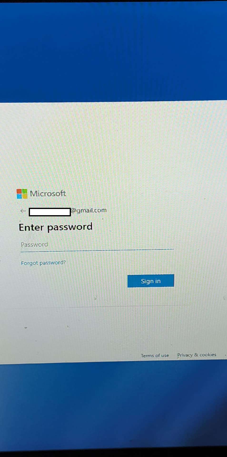 I can't access the pin to open my windows due to a change in the ...