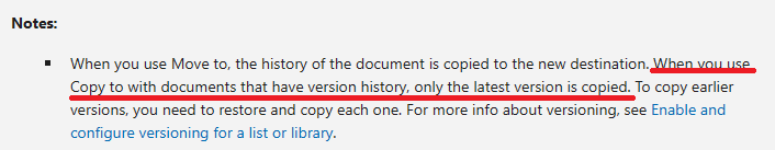How to get the version history from one SPO site to another SPO site by ...