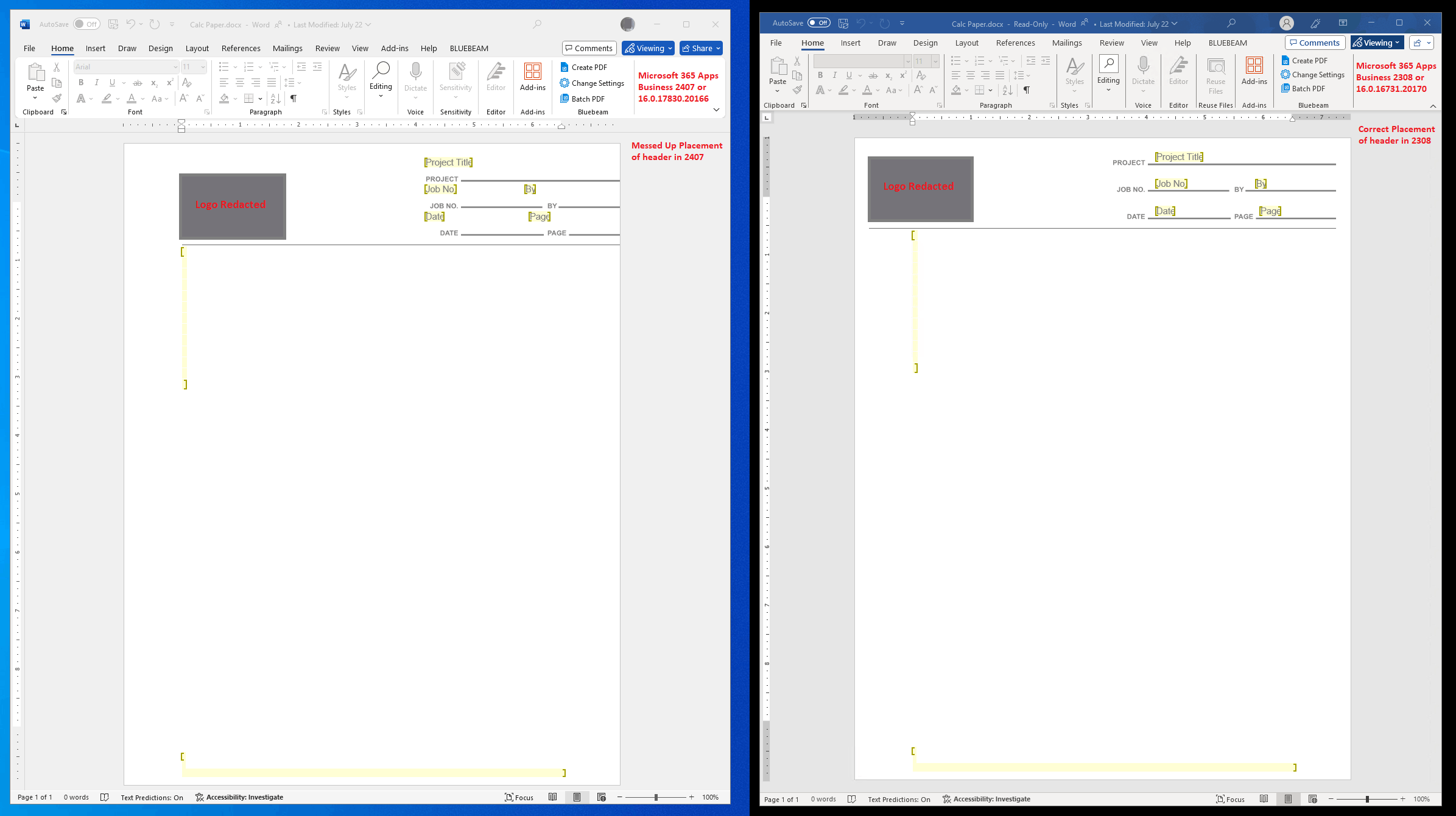 Why has my document formatting changed across all similar documents ...