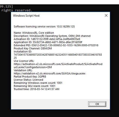 Activation error 0x803fa067 windows 10 - Microsoft Q&A