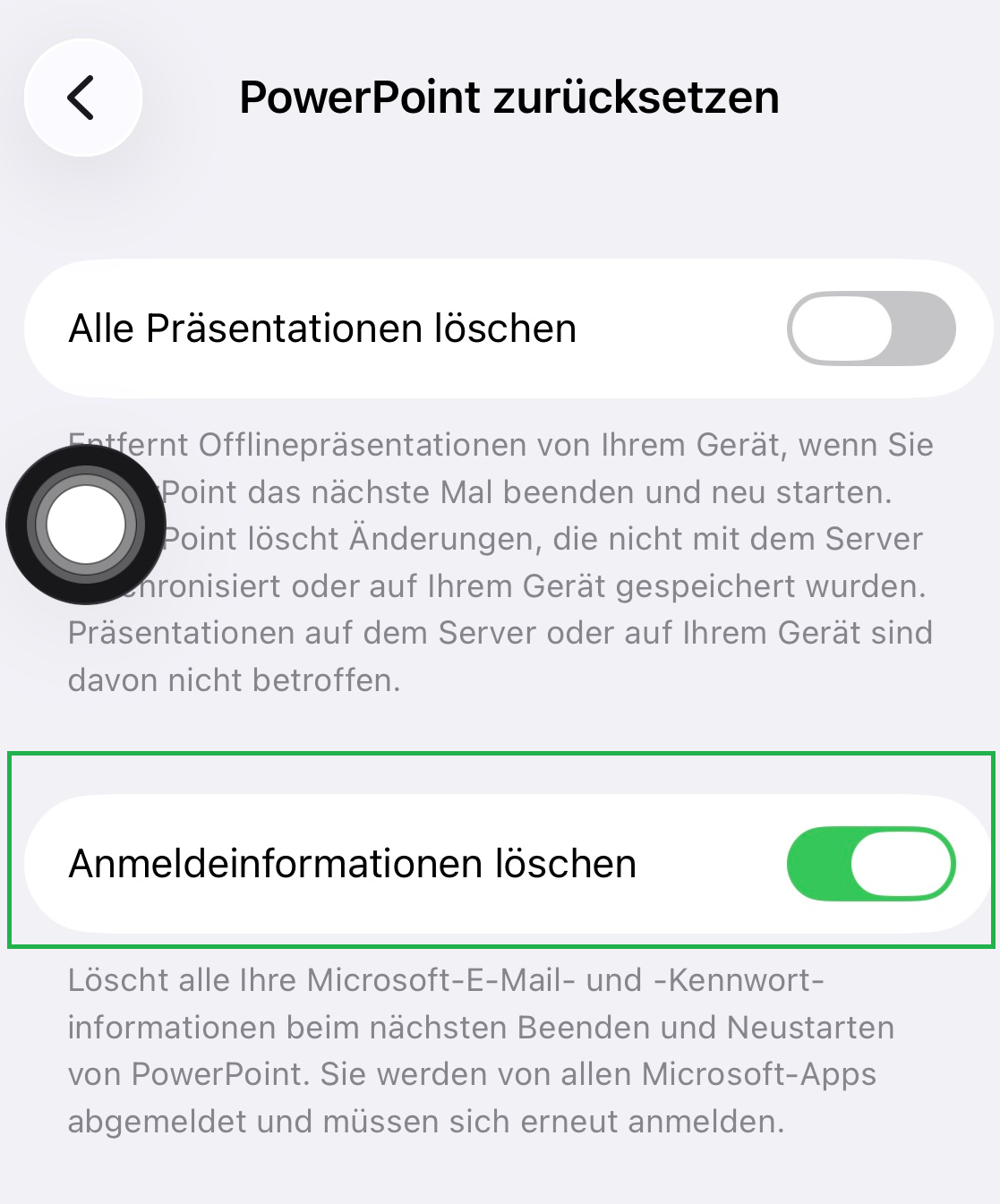 Keine Anmeldung in der Powerpoint App für iOS - Microsoft Q&A