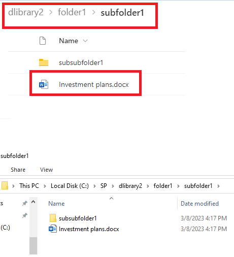 I want a script to download: I have folder within that subfolder there is document with name ...